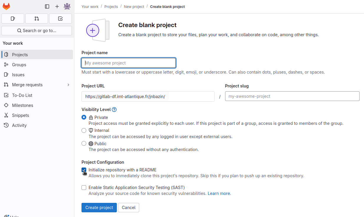 Gitlab - Parcours DevOPS