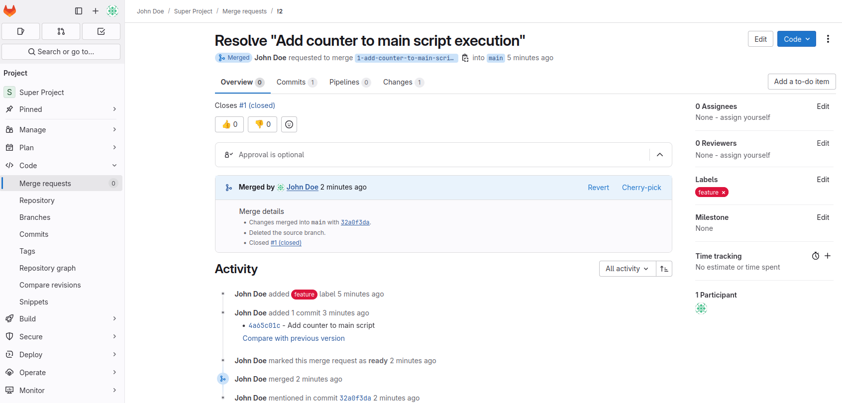 Gitlab - Parcours DevOPS