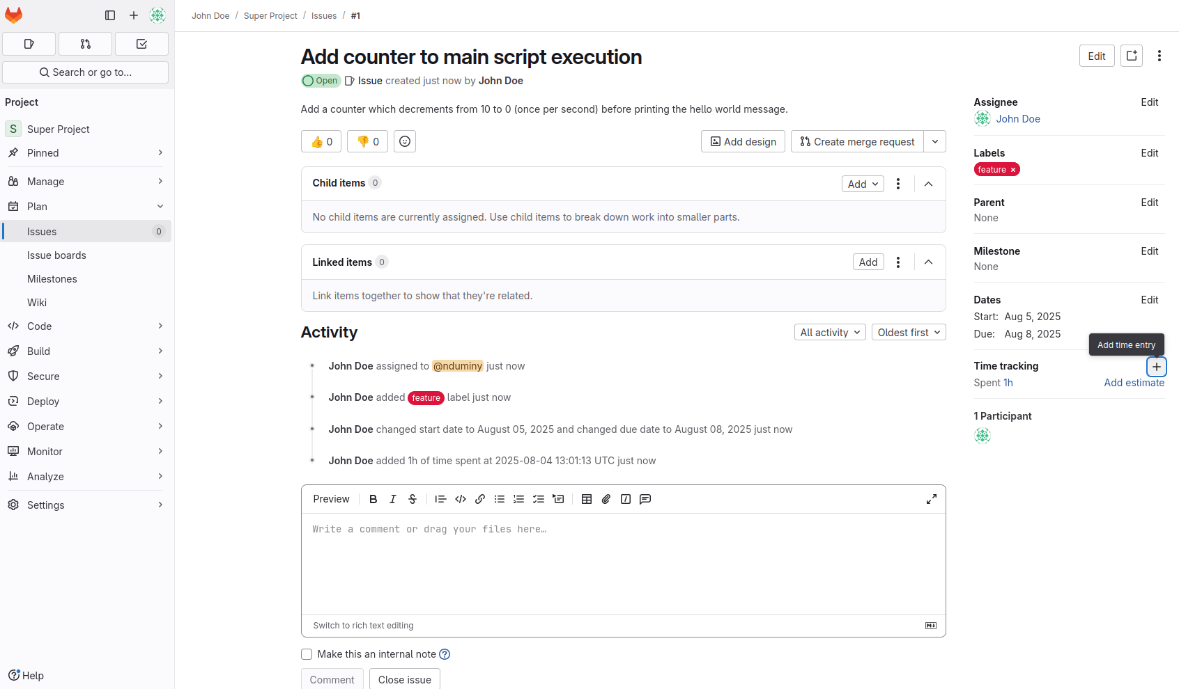 Gitlab - Parcours DevOPS
